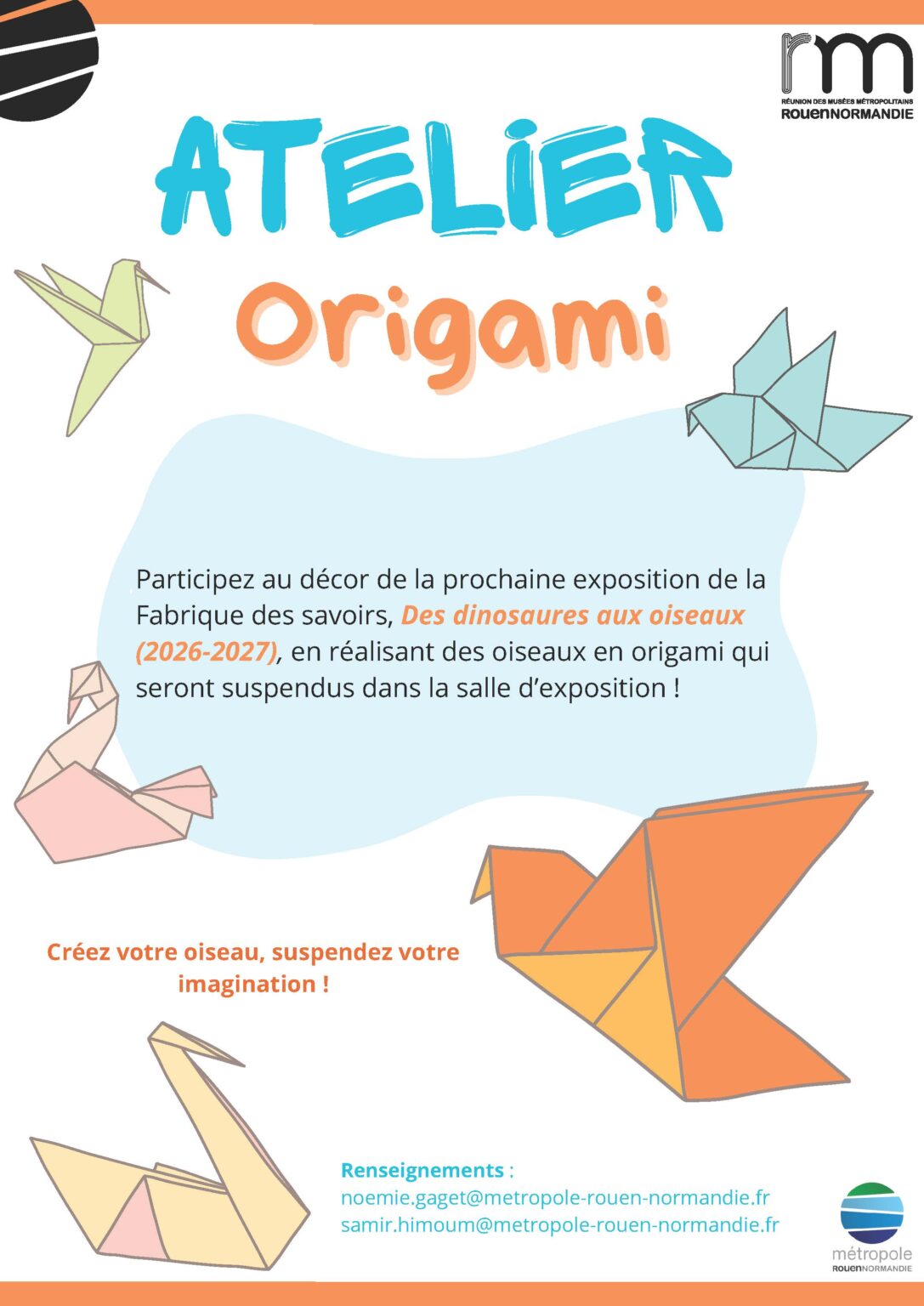 [Atelier créatif] Origami - Mairie d'Elbeuf